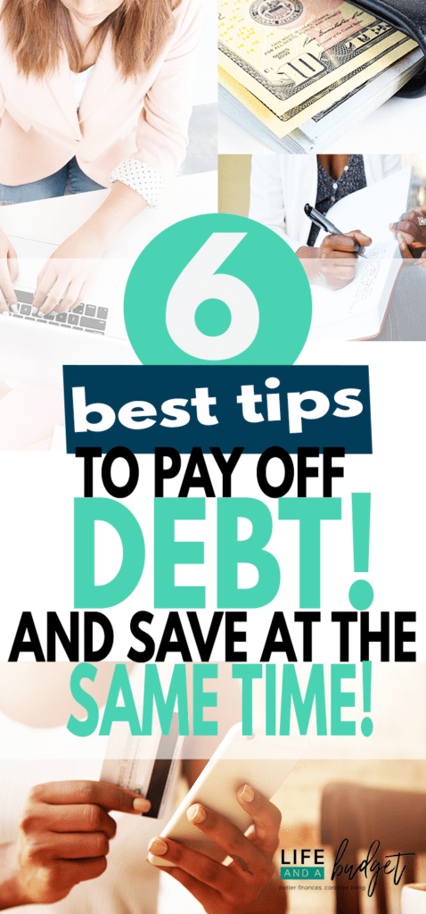 6 Step Plan To Pay Off Debt And Save Money Life And A Budget