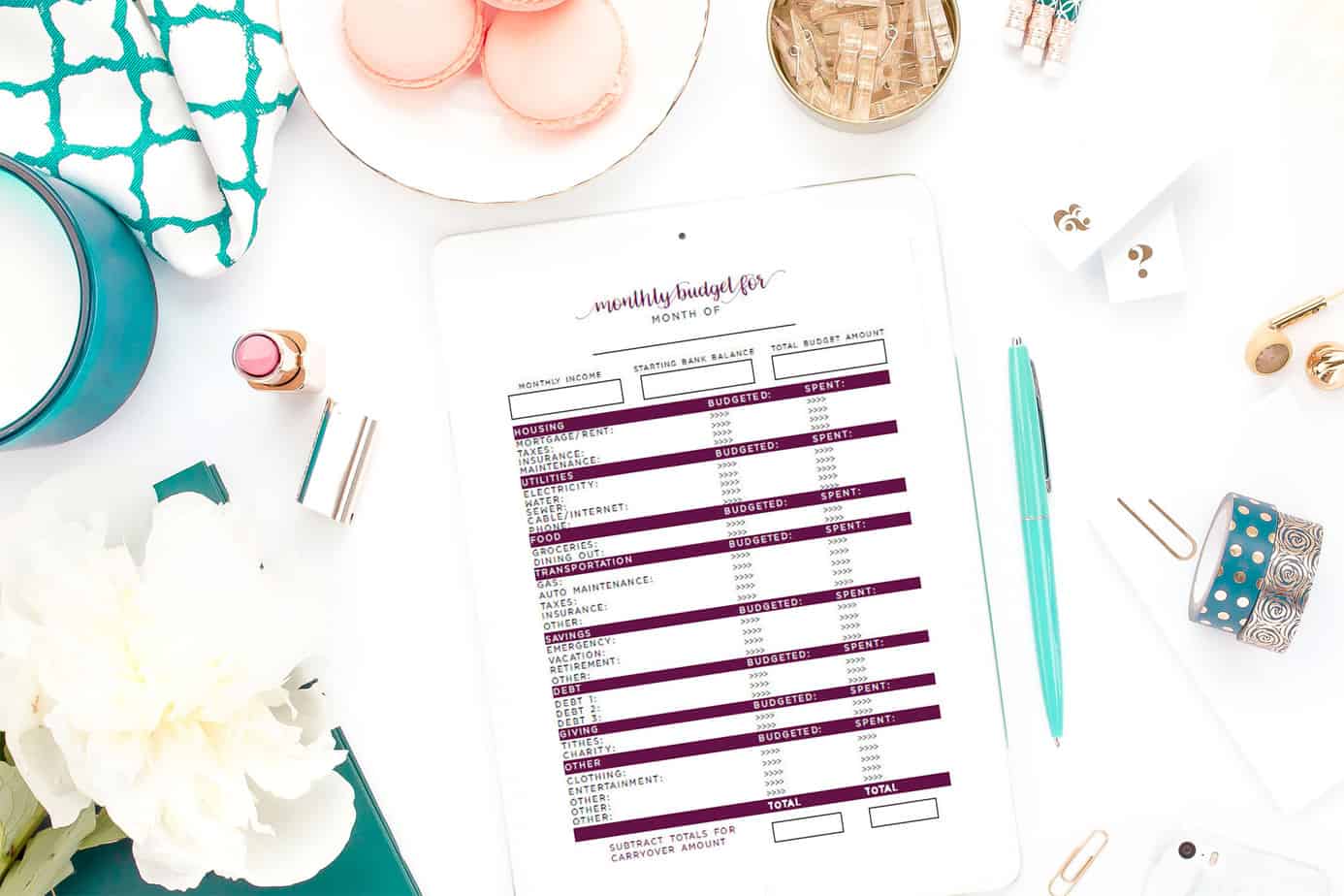 Simple Budget Worksheet How To Use One For Your Budgeting Success 