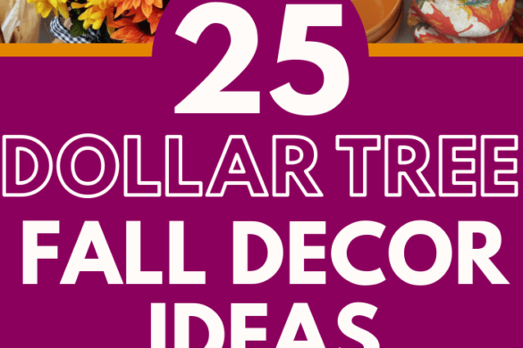 Dollar Store Fall Decor: 25 Simple Fall Decorating Ideas - Life and a ...