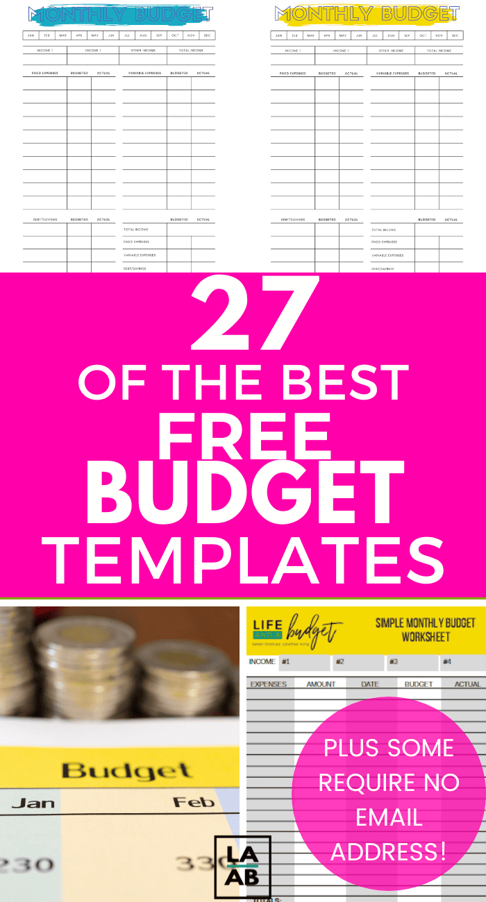 27 Free Printable Budget Templates To Use In 2024!